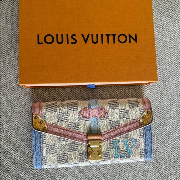 Louis Vuitton | Bags | Louis Vuitton Checkered Multicolor Wallet | Poshmark